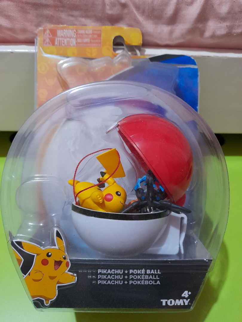 Original Pikachu Pokeball, Hobbies & Toys, Toys & Games on Carousell