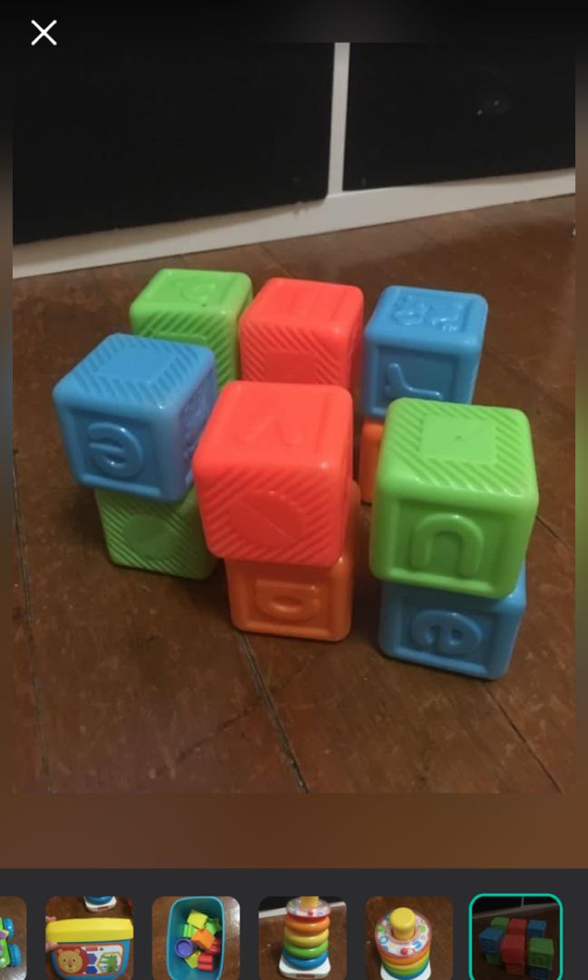 Plastic Blocks, Babies & Kids, Infant Playtime on Carousell