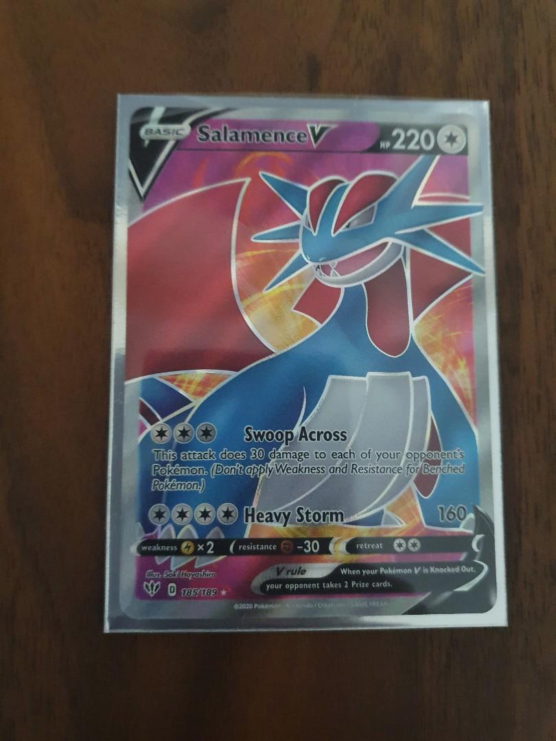 Pokemon cards Salamence (v full art ultra , vmax ultra , v ultra rare ...