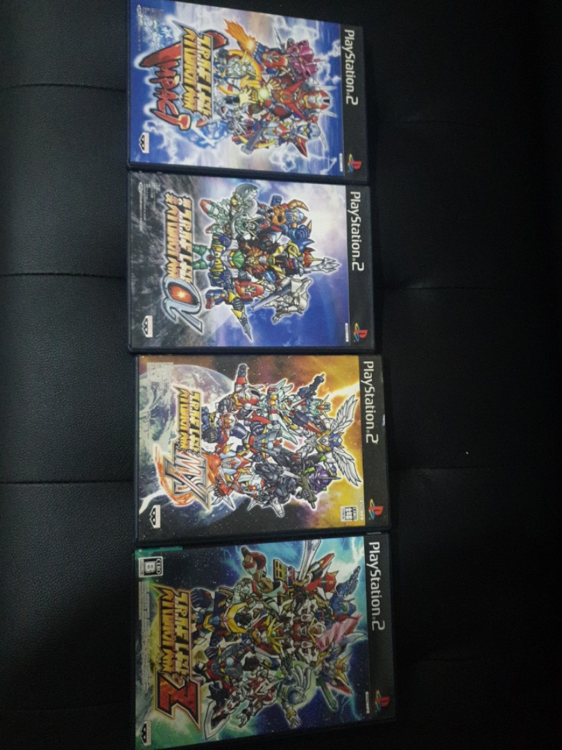 PS2 Super Robot Wars Games Gundam, Hobbies & Toys, Toys & Games on ...
