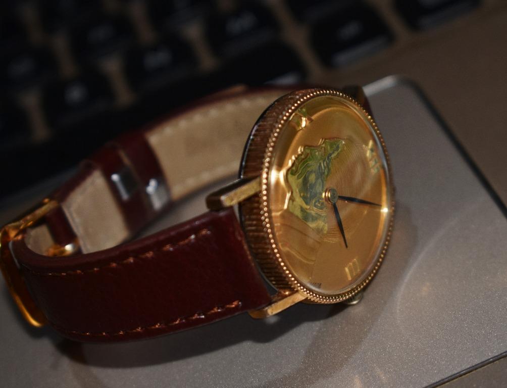 rare vintage authentic ferdinand marcos gold coin watch, Women's ...
