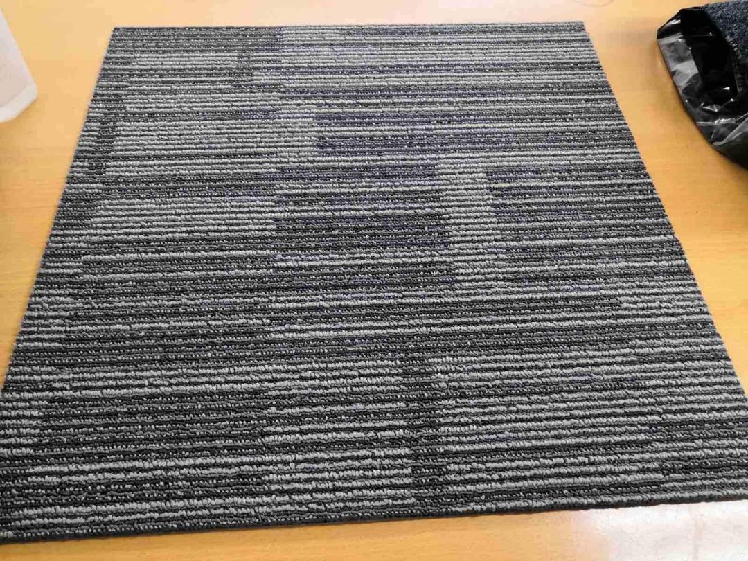 Rubberized Carpet Tile, Furniture & Home Living, Office Furniture ...