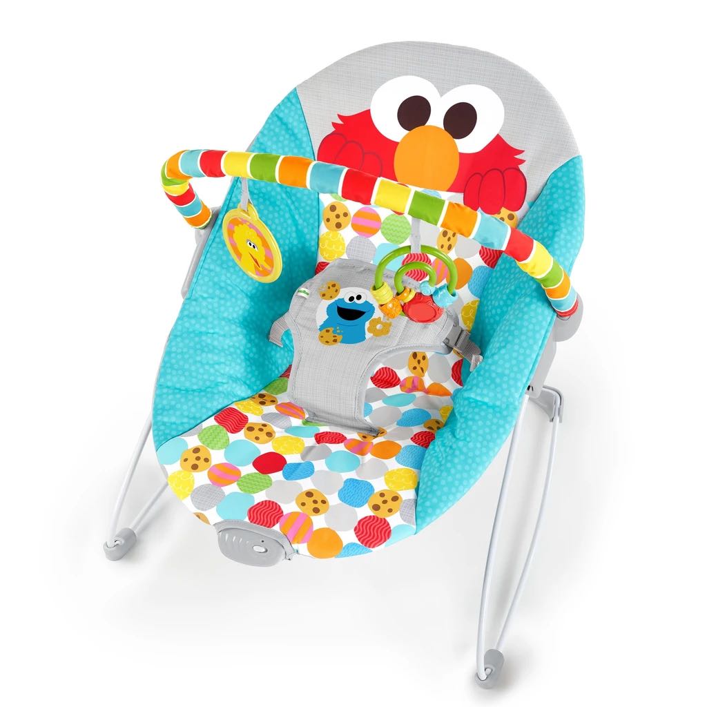 Sesame Street Elmo Bouncer, Babies & Kids, Toys & Walkers on Carousell