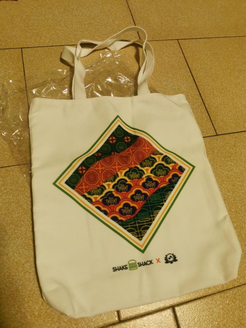 Shake Shack Tote Bag (Peranakan style Exclusive design), Women's ...