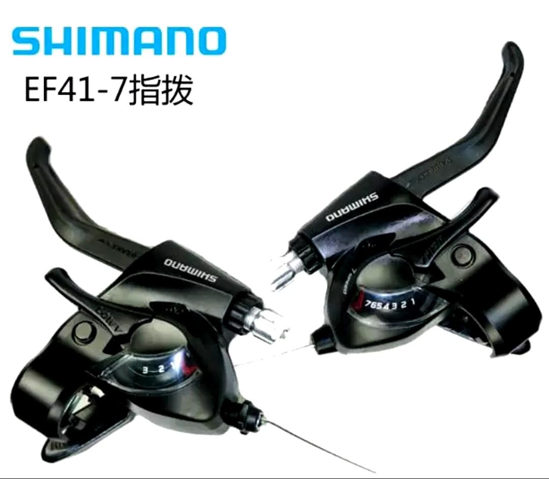 **Shifter Shimano ST-EF41 Rapid Fire 3x7 Speed 21 Speed Left Right Hand MTB Fold Bike Shifter ...