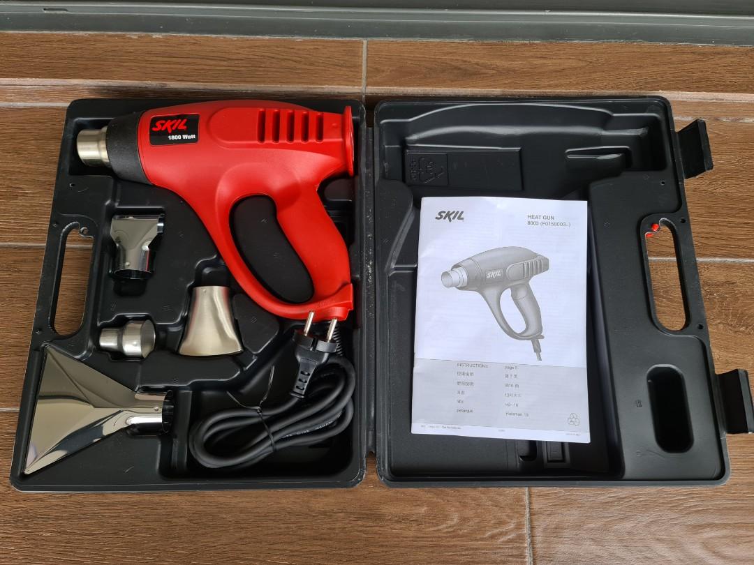 Skil 8003 Industrial Heat Gun - 3 Temperature Setting 1800 Watts, TV ...