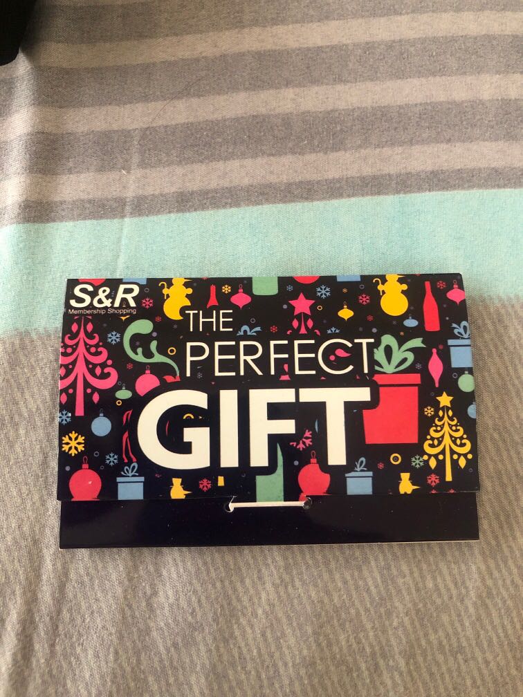 S&R Gift Card, Tickets & Vouchers, Store Credits on Carousell