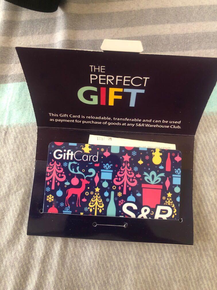 S&R Gift Card, Tickets & Vouchers, Store Credits on Carousell