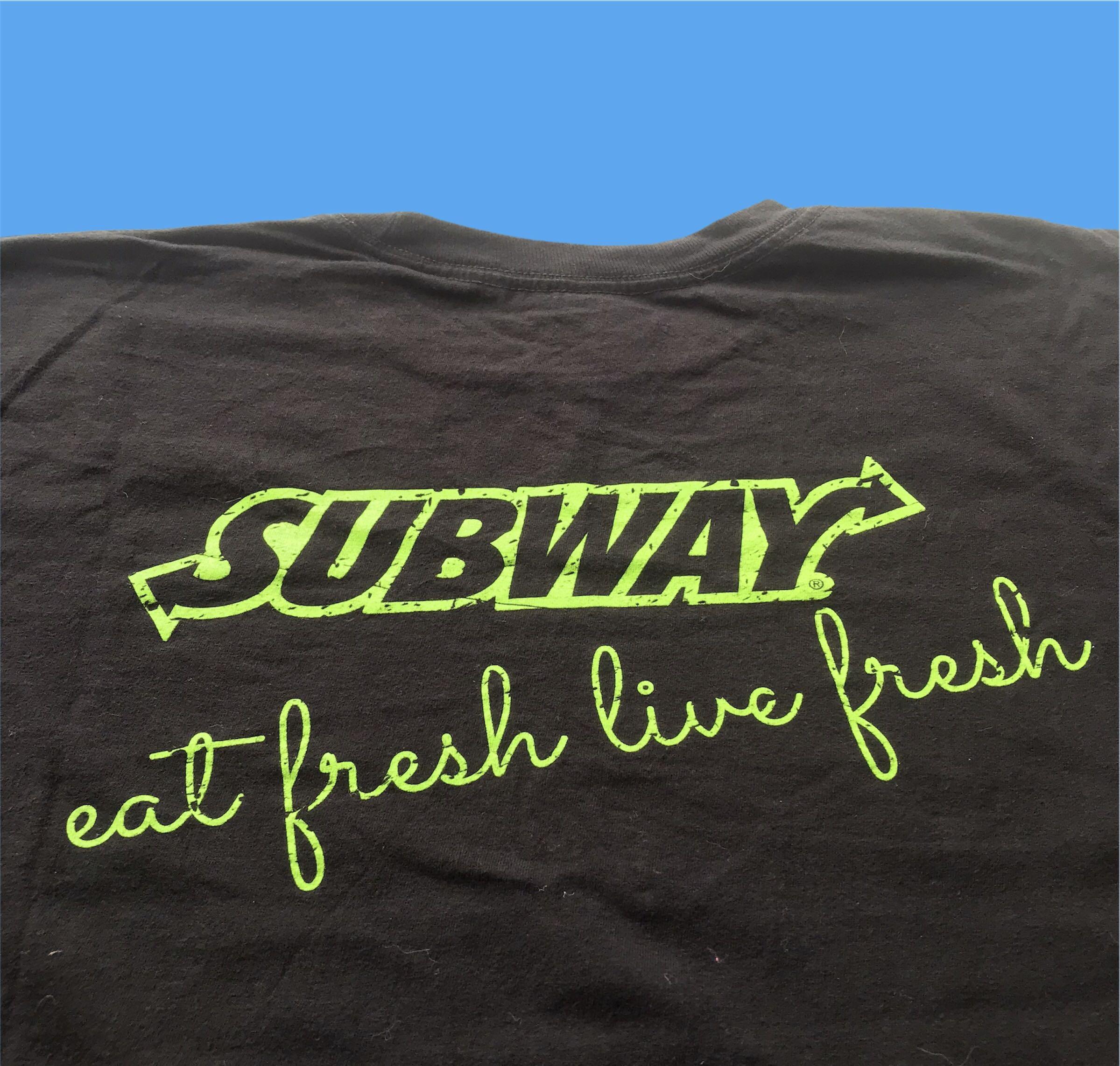 Subway “eat fresh live fresh” tees, Men's Fashion, Tops & Sets, Tshirts ...