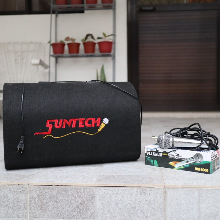 Suntech Bluetooth Speaker with DM-8000 Dynamic Microphone, Audio ...