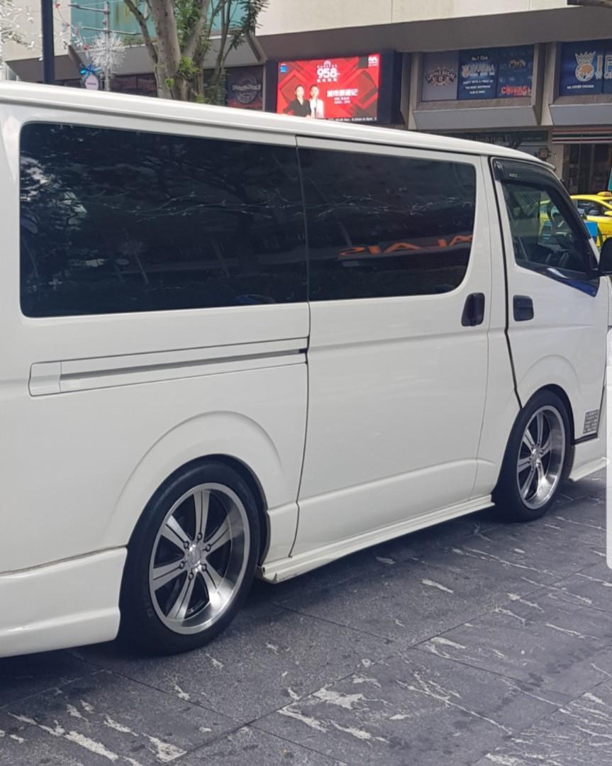 Toyota Hiace 19inch Sport Rim, Car Accessories, Tyres & Rims on Carousell