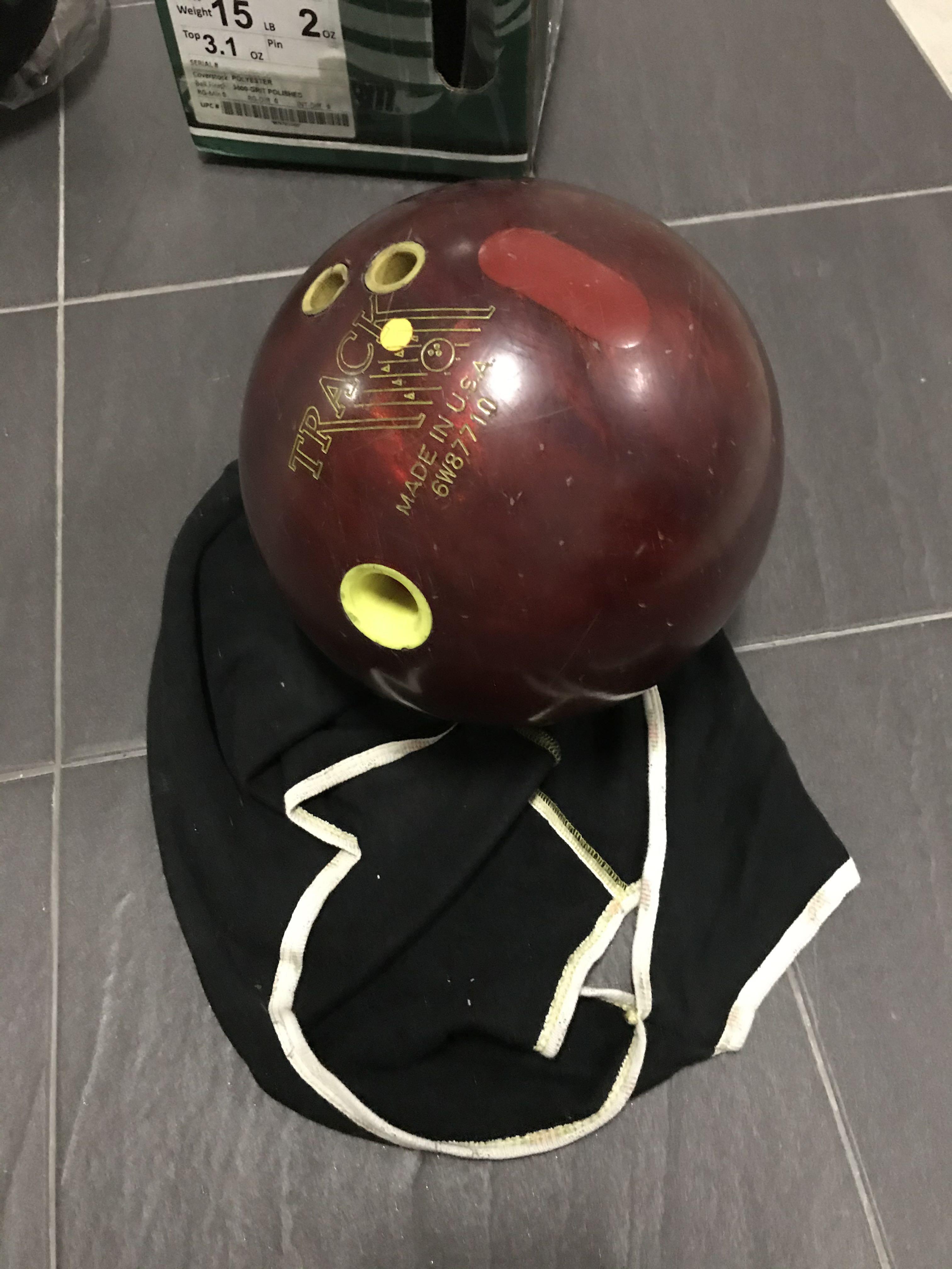 TRACK Synergy ETS 15LB Bowling Ball / Made in USA, Sports Equipment ...