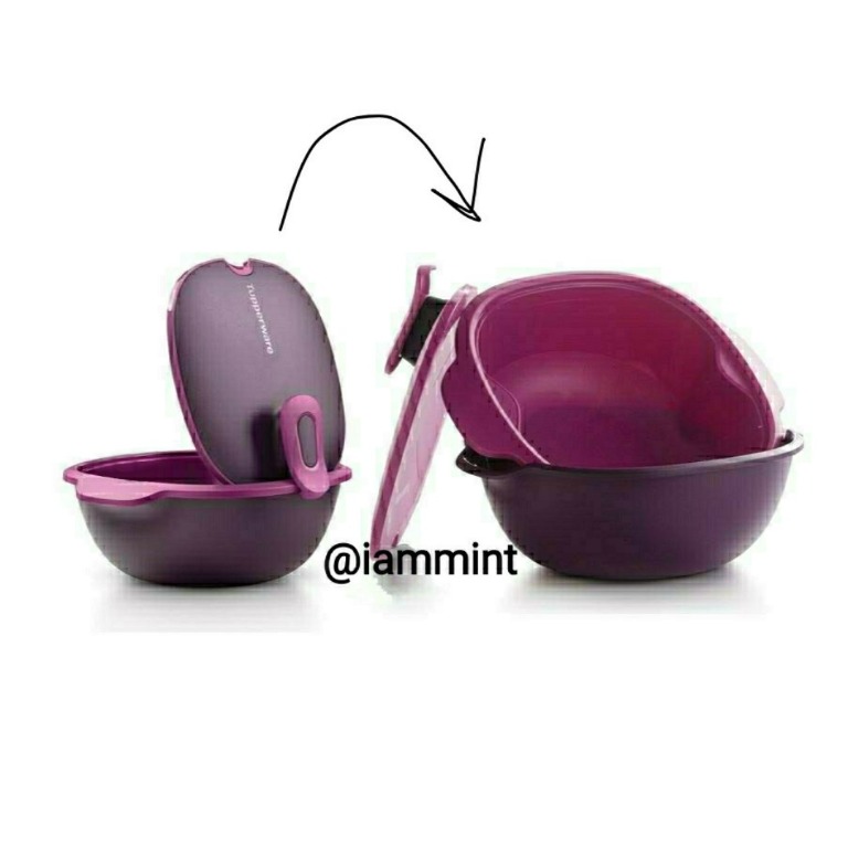 Tupperware 2.4l Microwavable/ Microwave Safe 2 in 1 Warmie Tup ...