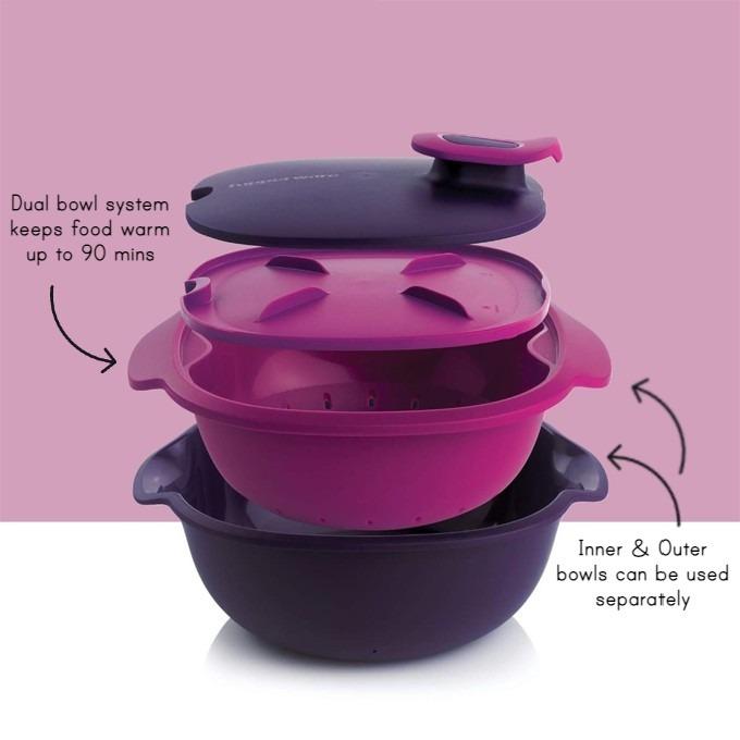 Tupperware 2.4l Microwavable/ Microwave Safe 2 in 1 Warmie Tup ...