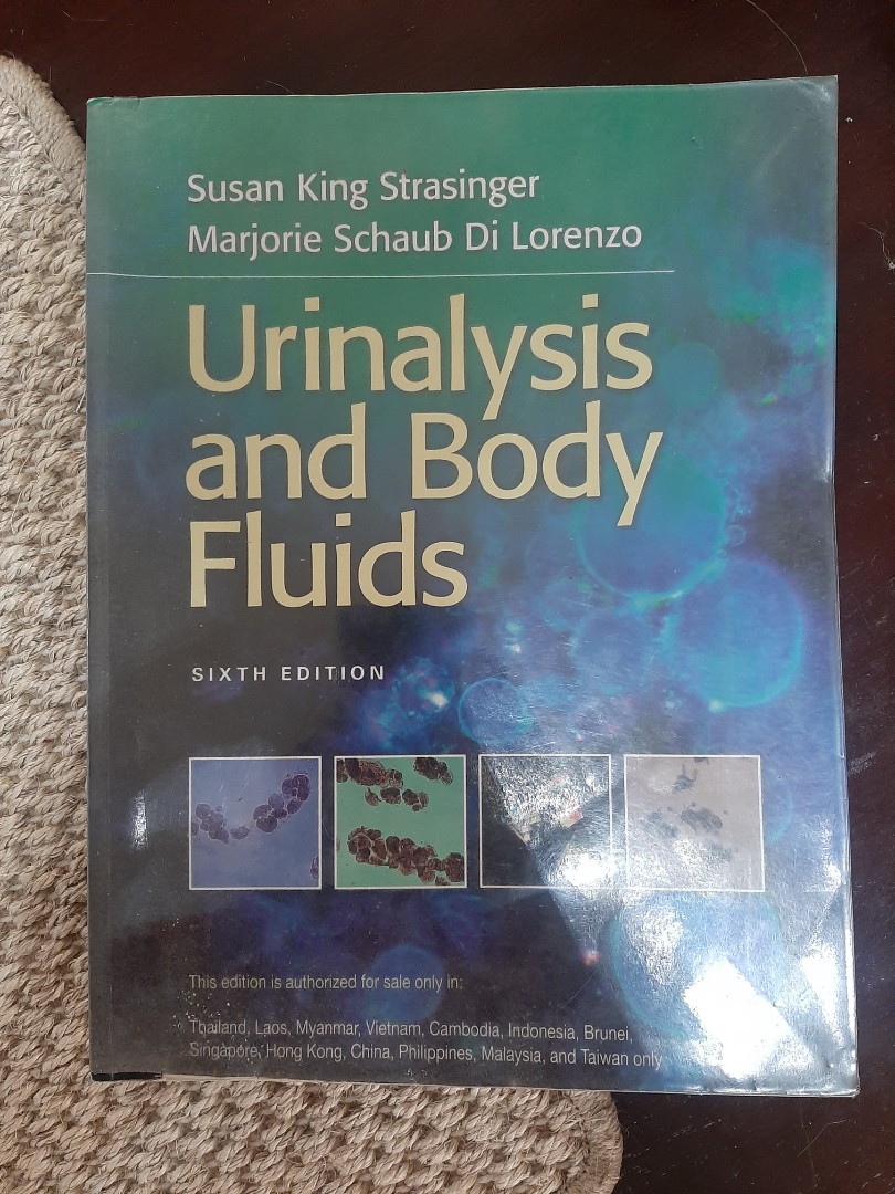 Urinalysis and Body Fluids (6th Edition) - Strasinger, Hobbies & Toys ...