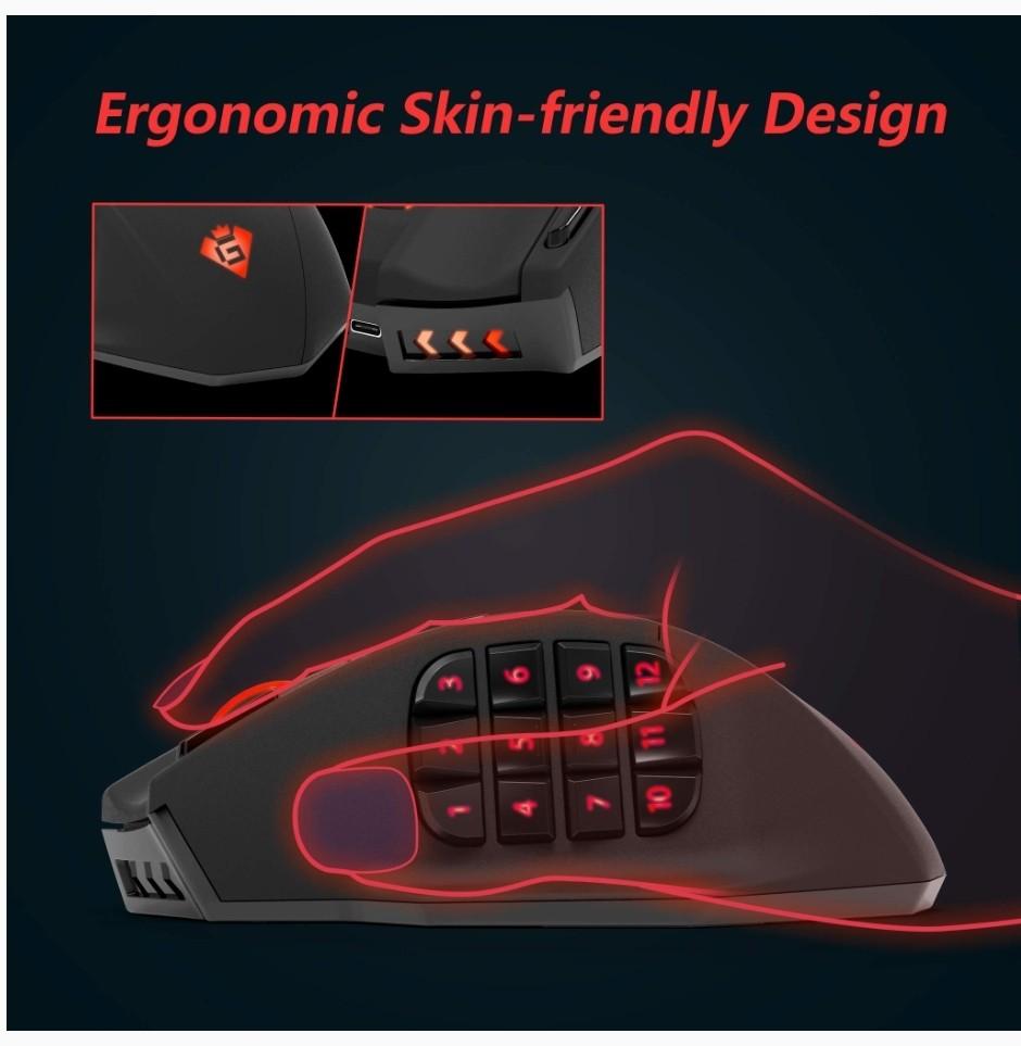 V8pro ultra accurate wireless rgb pro gaming mouse, Computers & Tech ...