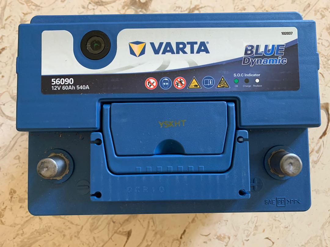 VARTA 56090 12V 60Ah 540A TOYOTA CHR BATTERY, Auto Accessories on Carousell