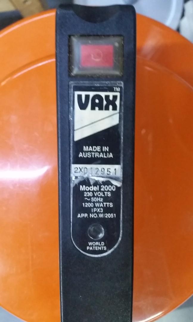 Vax 2000 Water and Dirt Vaccum Cleaner, TV & Home Appliances, Vacuum ...
