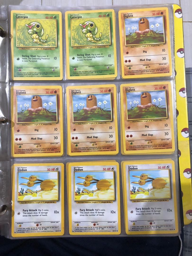 Vintage Pokemon Base set Commons, Hobbies & Toys, Memorabilia ...