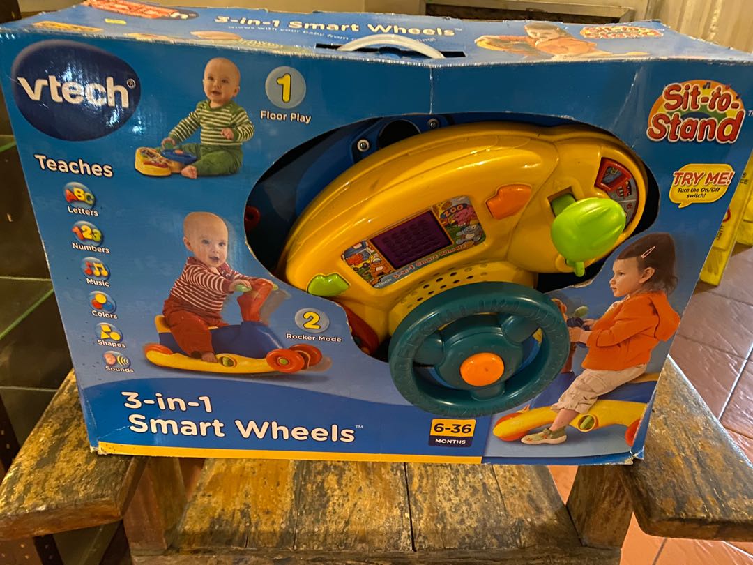 VTech 3-in-1 Smart Wheels, Babies & Kids, Infant Playtime on Carousell