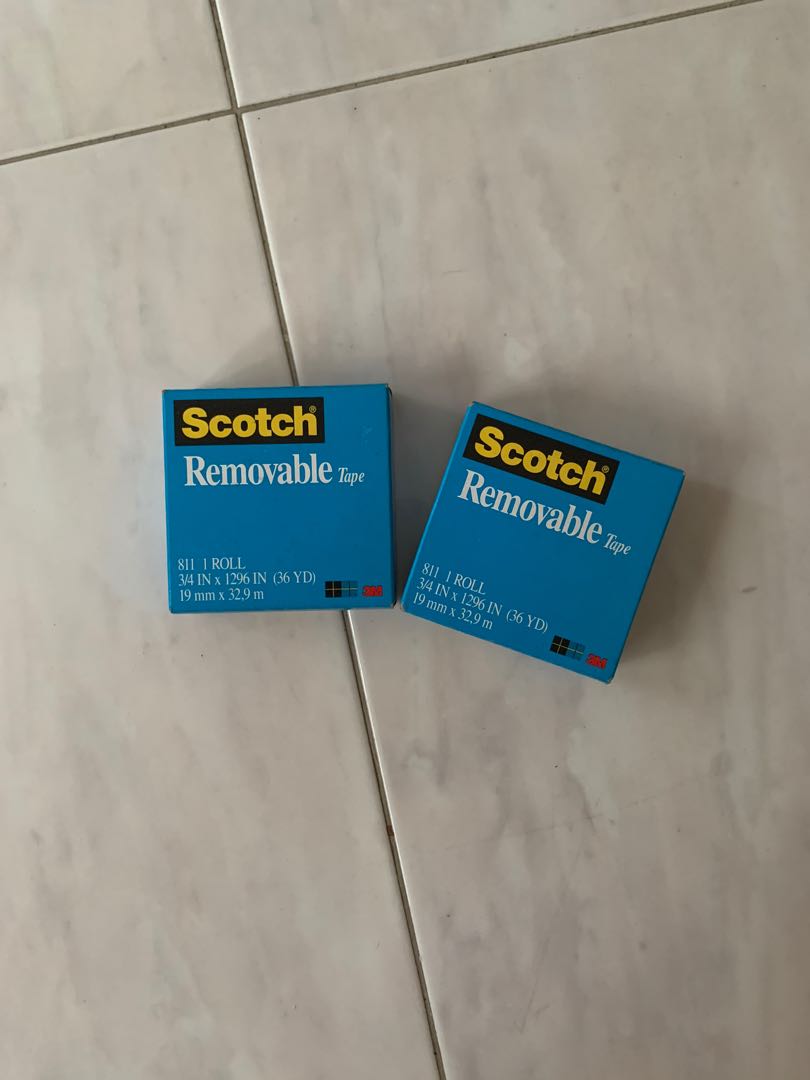 NEW 3M Scotch Removable Tape, Hobbies & Toys, Stationery & Craft, Craft ...