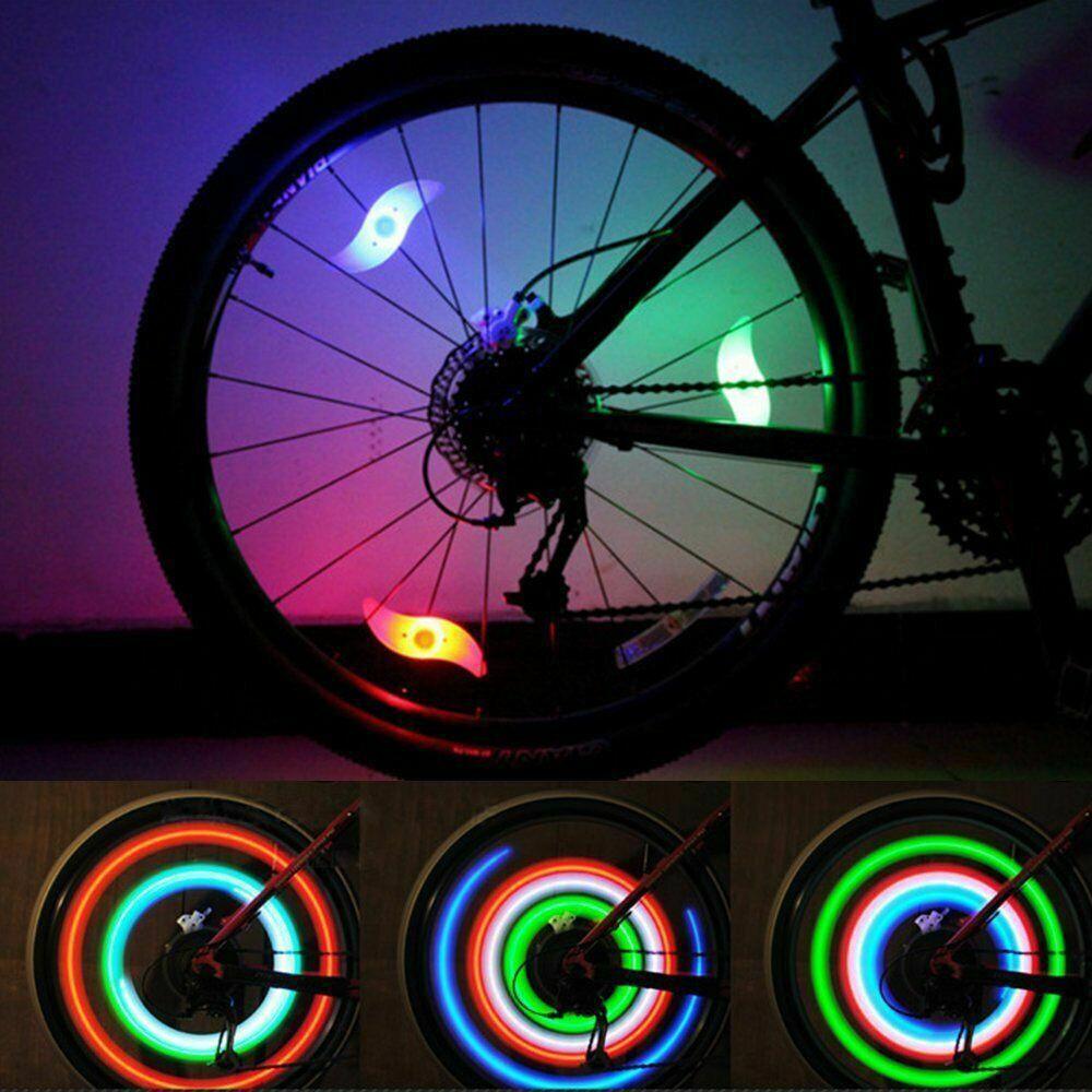 ♥️Amazing Bicycle glow in the dark LED lights LED lamps bike lights ...