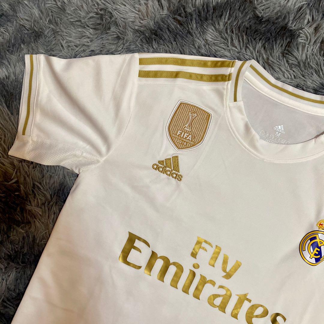 Adidas Fly Emirates (White & Gold), Men's Fashion, Activewear on Carousell