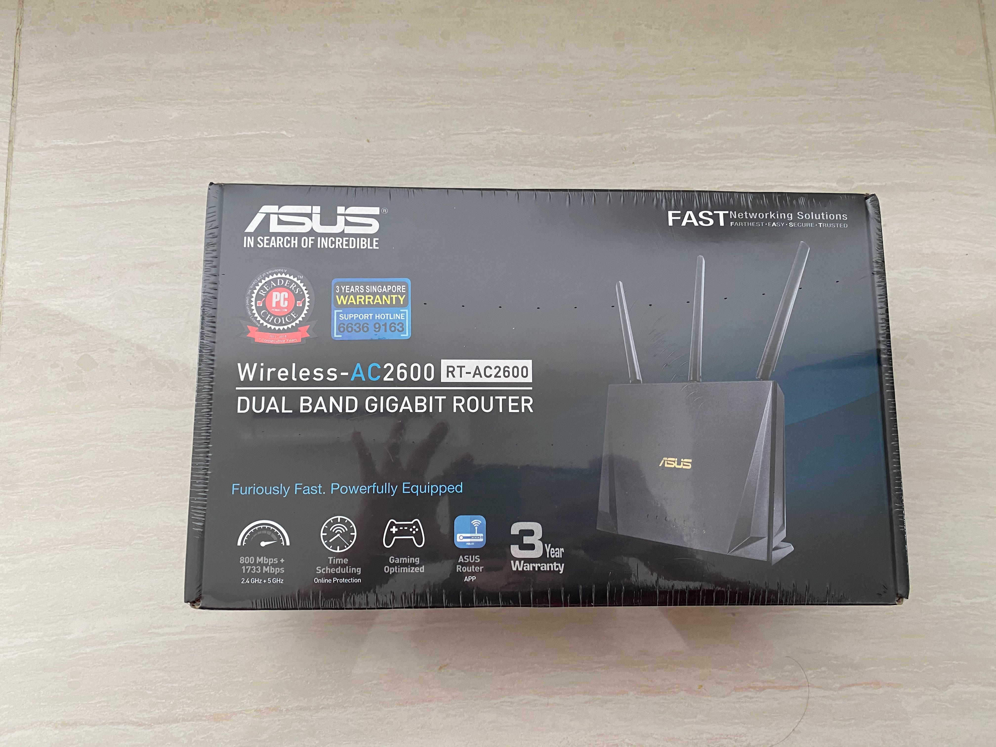 ASUS - Wireless AC2600 Router, Computers & Tech, Parts & Accessories ...