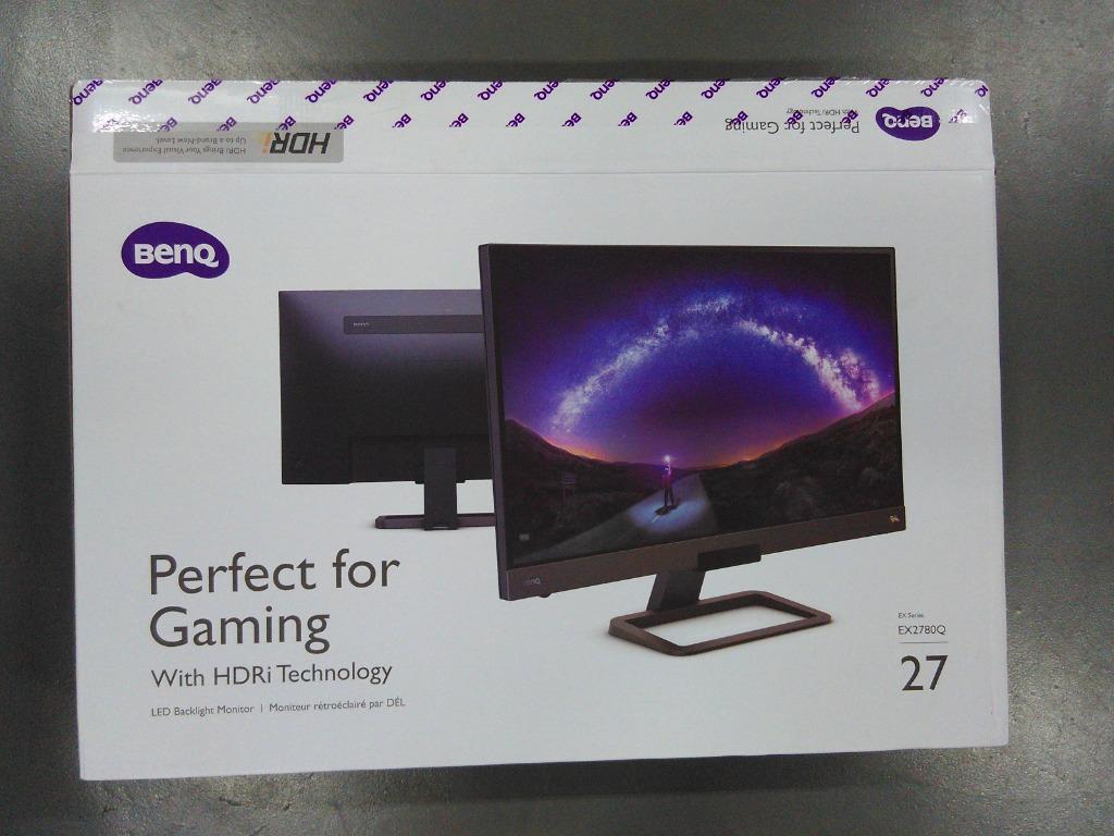 BenQ EX2780Q 27 inch 2K QHD IPS 144Hz HDRi Screen Auto-adjustment Tech ...