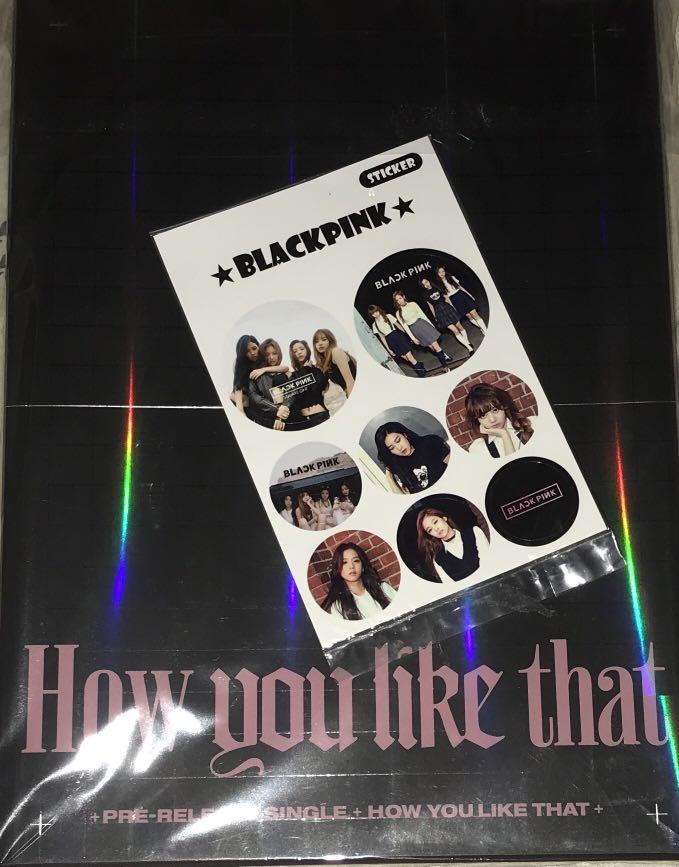 blackpink ‘how you like that’ album + stickers, Hobbies & Toys ...