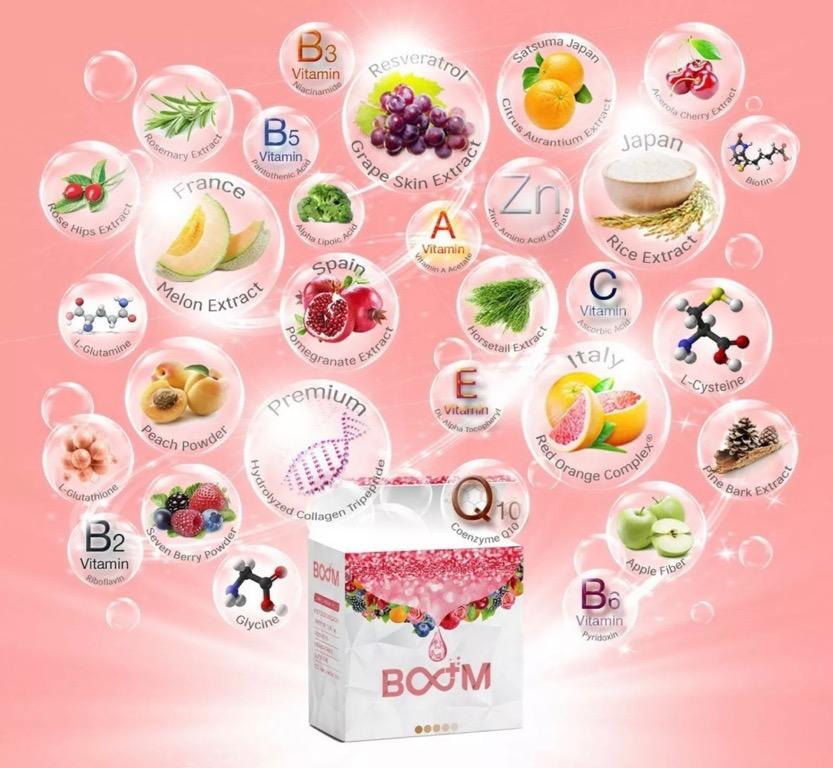 Boom Collagen, Beauty & Personal Care, Face, Face Care on Carousell