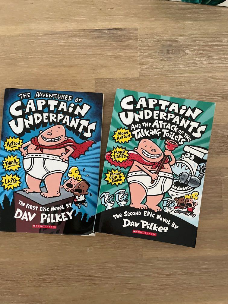 Captain underpants (book 1 and 2), Hobbies & Toys, Books & Magazines ...