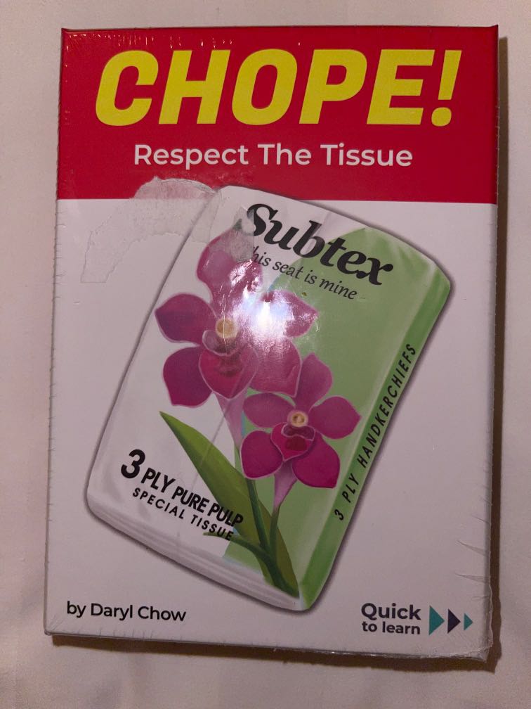 CHOPE! Respect The Tissue, Hobbies & Toys, Toys & Games on Carousell