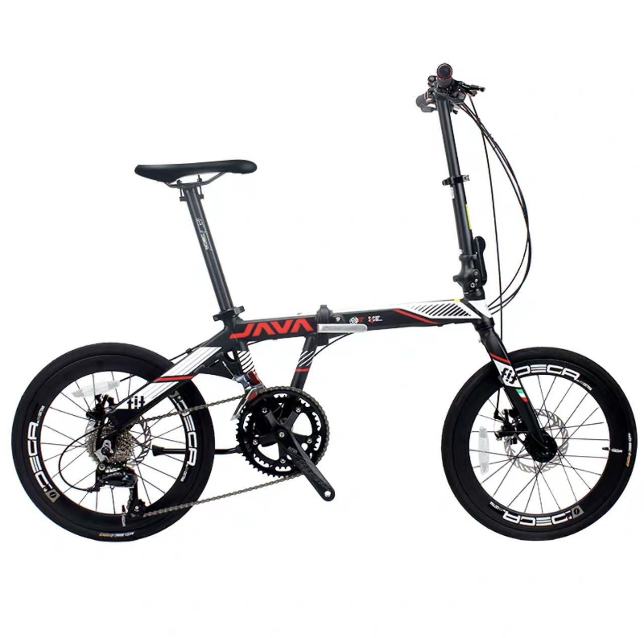 (Instock) 18 speed JAVA Fit 20inch folding bicycle (Decaf Model ...