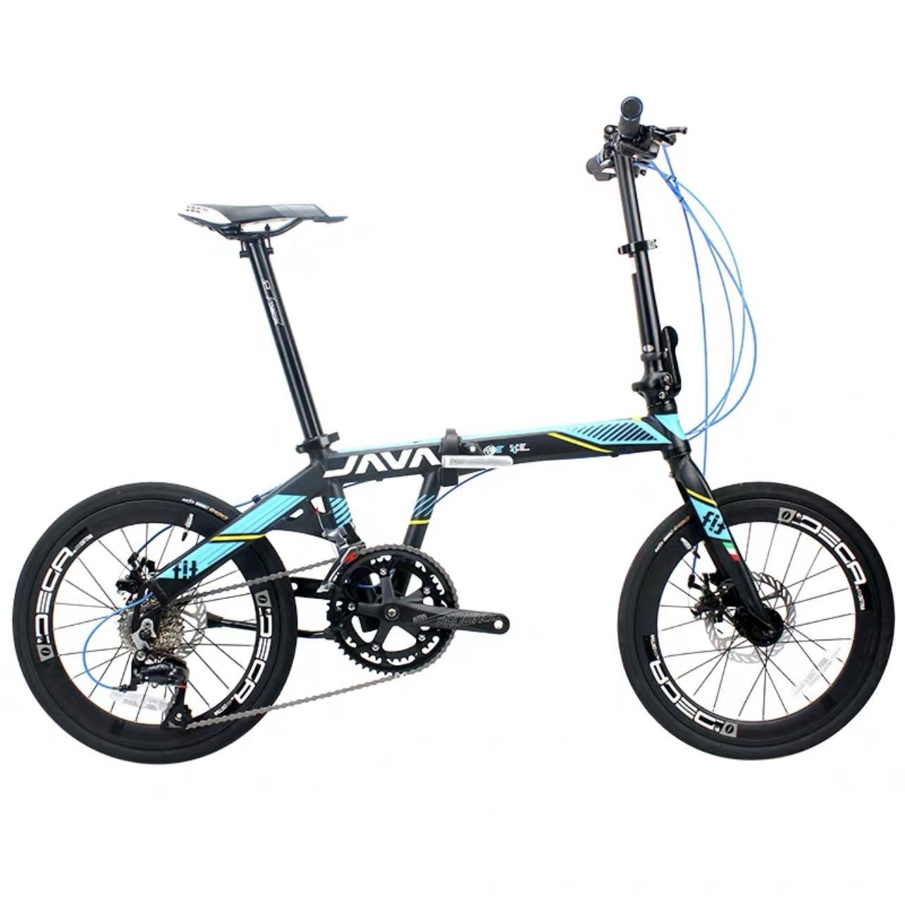 (Instock) 18 speed JAVA Fit 20inch folding bicycle (Decaf Model ...