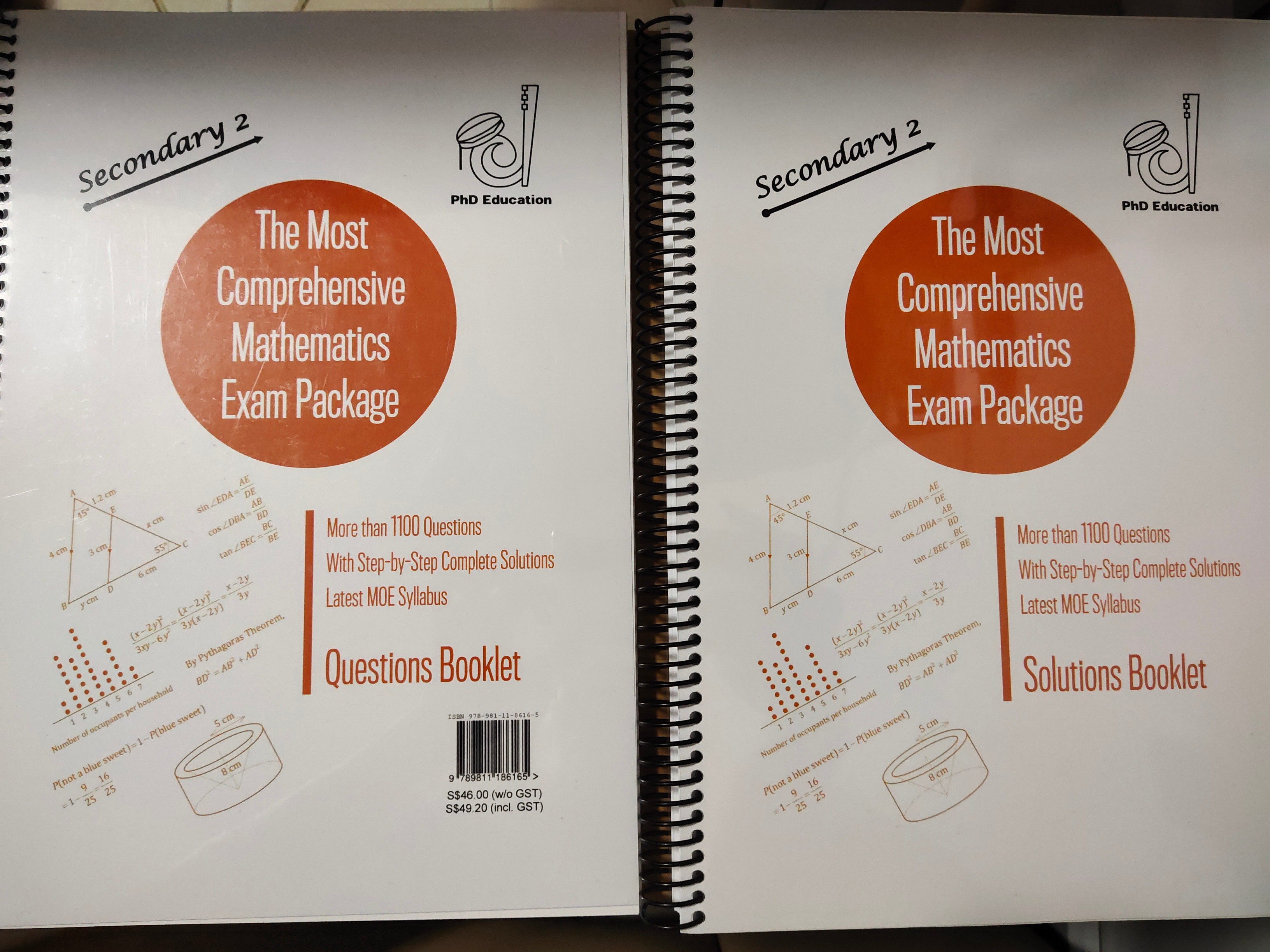 Comprehensive Math Exam Secondary 2, Hobbies & Toys, Books & Magazines ...