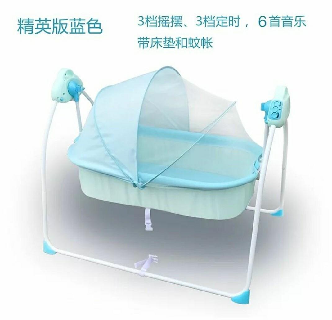Electronic / automatic baby cradle / rocker with lullably function ...