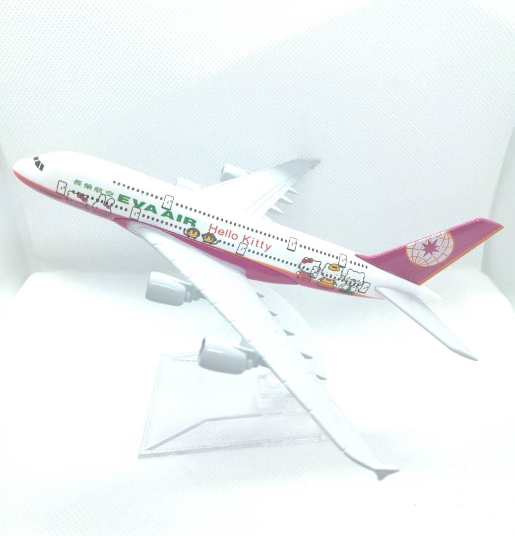 Eva Air Aeroplane Model Hello Kitty Design, Hobbies & Toys ...
