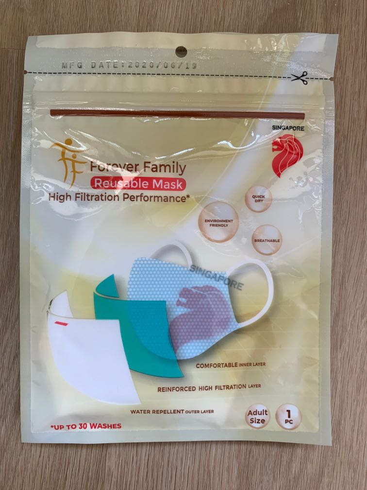 Forever Family Mask, Health & Nutrition, Face Masks & Face Shields on ...