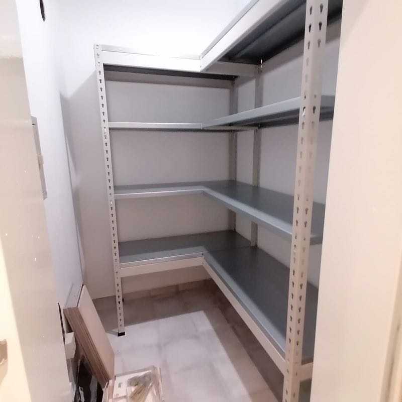 Full metal rack - L without middle pole/ single unit, Furniture & Home ...