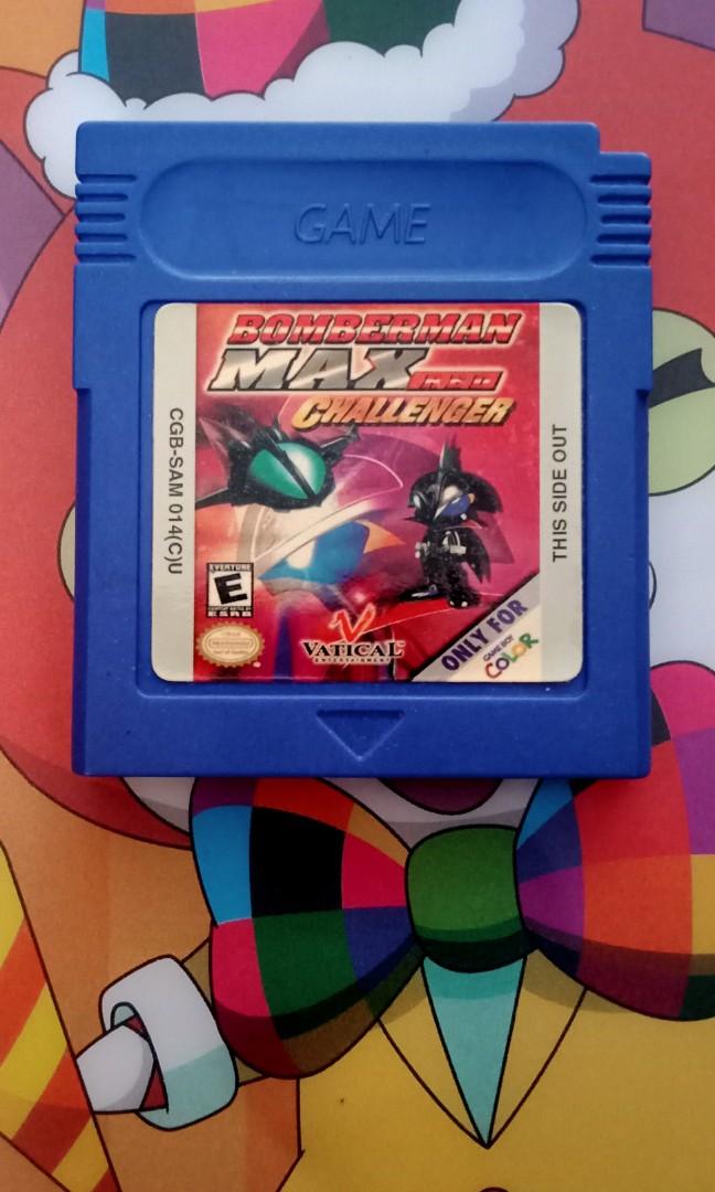 Gameboy Color GBC Bomberman Max Red Challenger, Video Gaming, Video ...