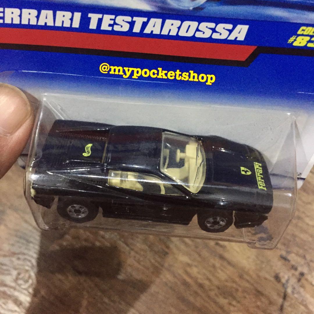 Hot Wheels FERRARI TESTAROSSA - India Base w/ Blackwall wheels / 1998 ...