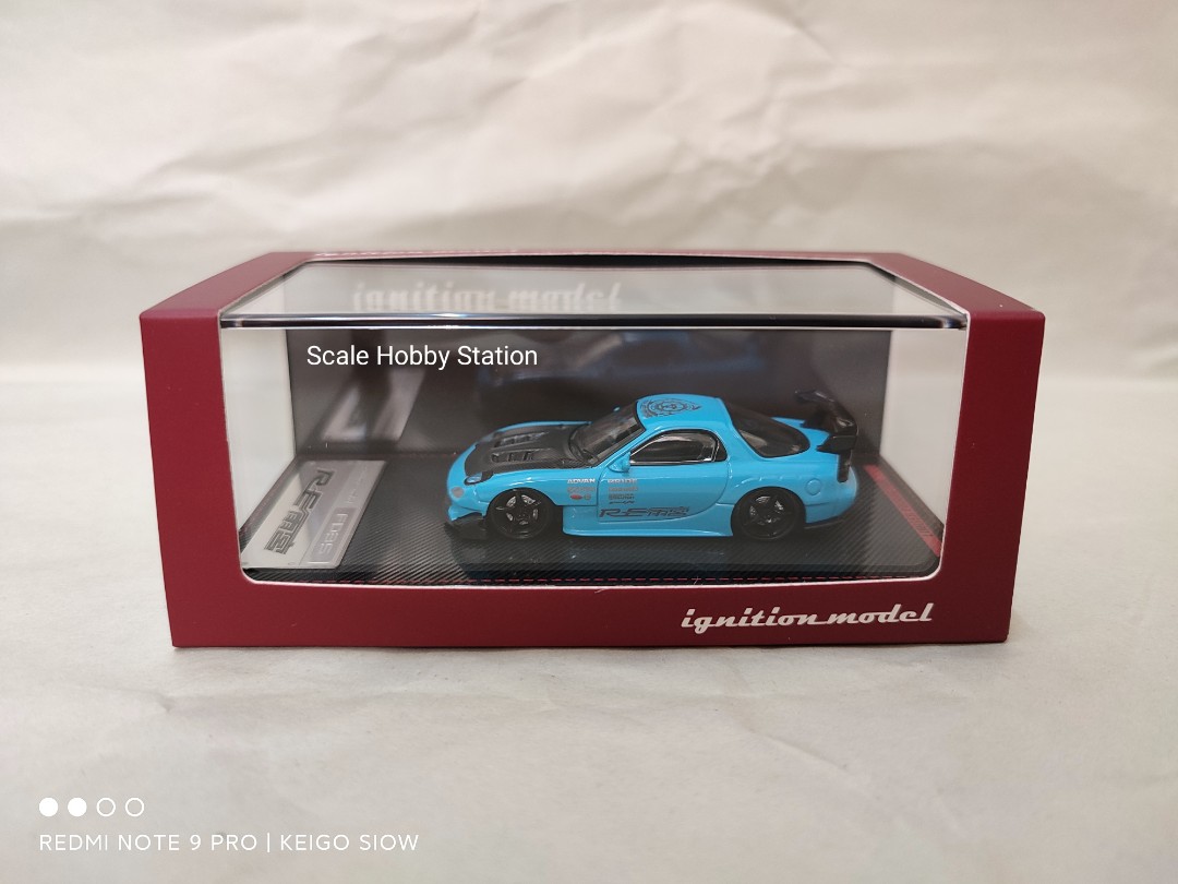Ignition Model 1:64 Mazda RX-7 (FD3S) RE Amemiya Light Blue, Hobbies & Toys, Toys & Games on ...
