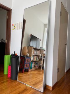 IKEA large standing mirror, Furniture & Home Living, Home Decor ...