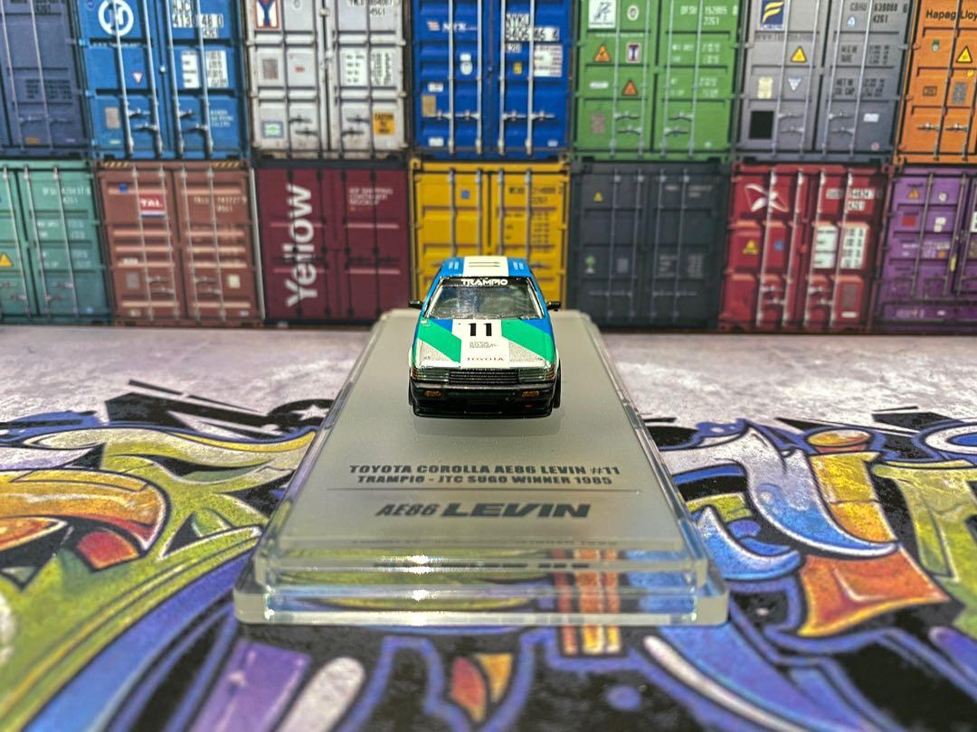 Inno64 1:64 Toyota Corolla AE86 Levin #11 Trampio JTC Sugo Winner 1985 ...
