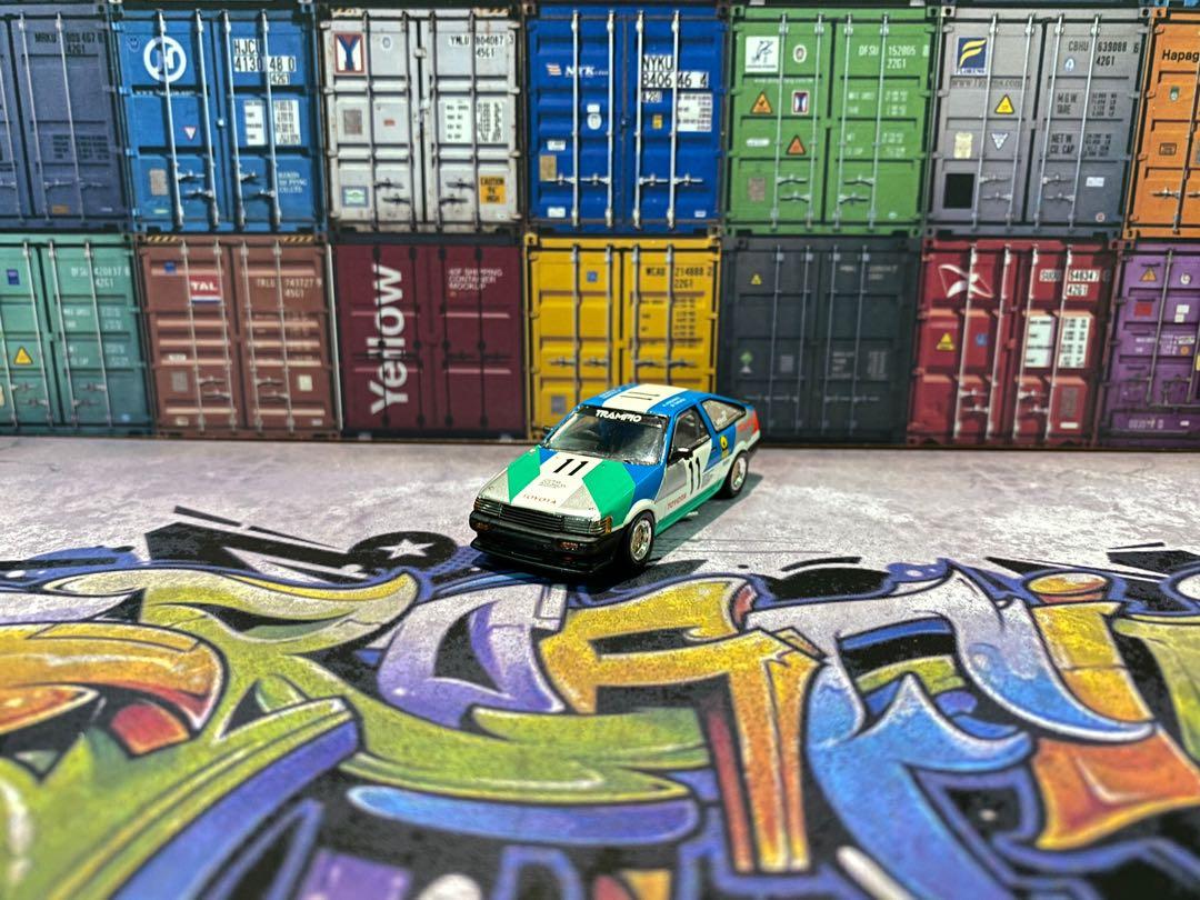 Inno64 1:64 Toyota Corolla AE86 Levin #11 Trampio JTC Sugo Winner 1985 ...