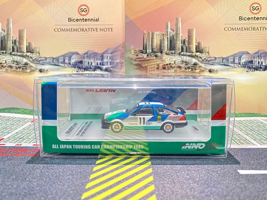 Inno64 1:64 Toyota Corolla AE86 Levin #11 Trampio JTC Sugo Winner 1985 ...