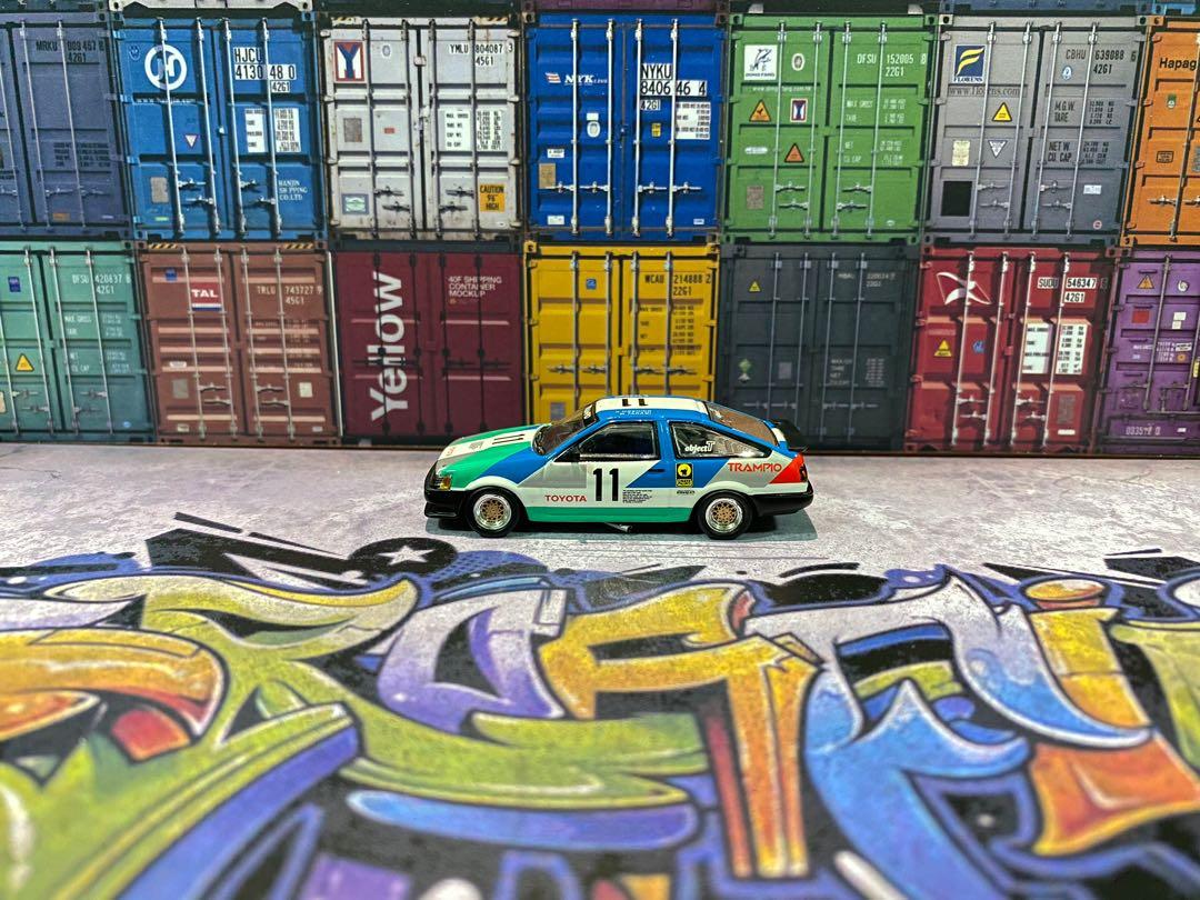 Inno64 1:64 Toyota Corolla AE86 Levin #11 Trampio JTC Sugo Winner 1985 ...