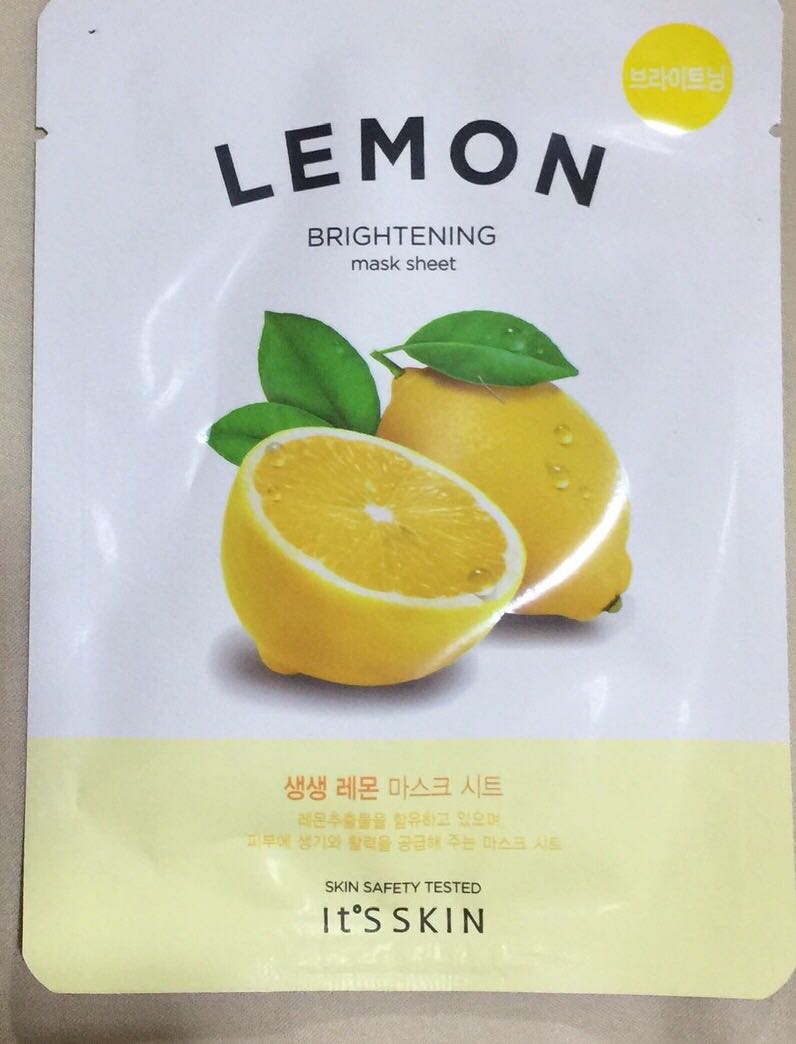 Lemon Face Mask (Made in Korea, Expiry 2022), Health & Beauty, Face ...