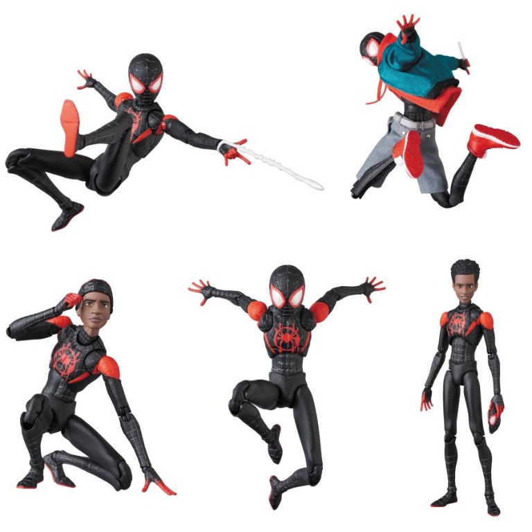 Mafex 107 Miles Morales Spider-man Spider-verse, Toys & Games, Bricks ...